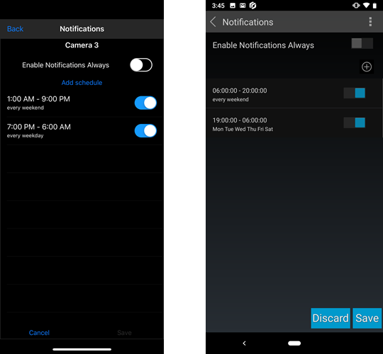 Configuring push notifications